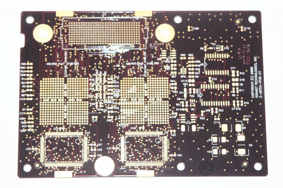 Sonnet Technologies Encore ST G4 Duet Red PCB Board Prototype Z-MPG4 ...