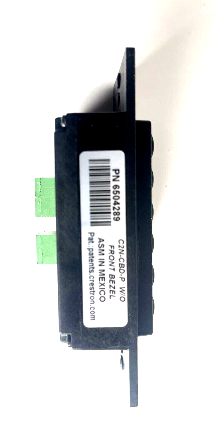 Crestron C2N-CBD-P-B-T Cameo Keypad Kit, Standard Mount, Black Textured ...