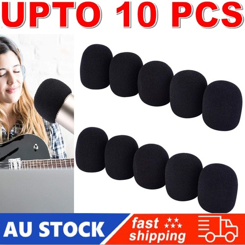Microphone Windscreen Sponge Cover Mic Foam Protective Shield Caps Upto ...