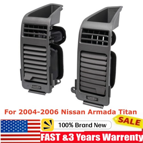 For 2004 2005 2006 Nissan Titan Armada Pair A/C Dash Air Vent Cover ...