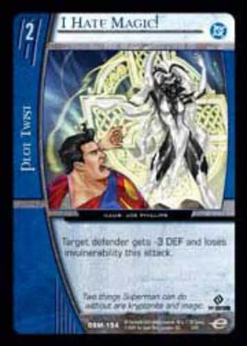 VS System: I Hate Magic! - Foil [Played] DC Superman Man of Steel TCG ...