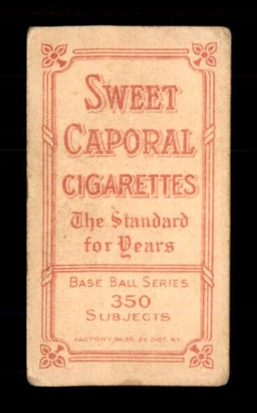 1909 T206 Jean Dubuc CINCINNATI LOWER GRADE SWEET CAPORAL BACK 559499 ...