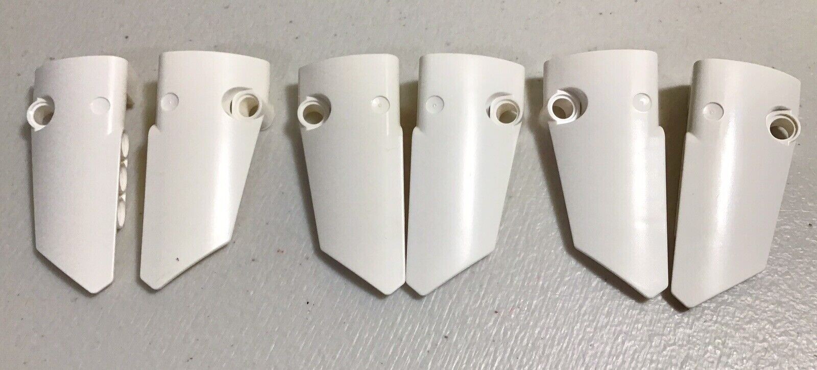 6x Lego Technic White Panel 3 x 7 Left&Right 64391 64683 Mindstorms EV3 ...