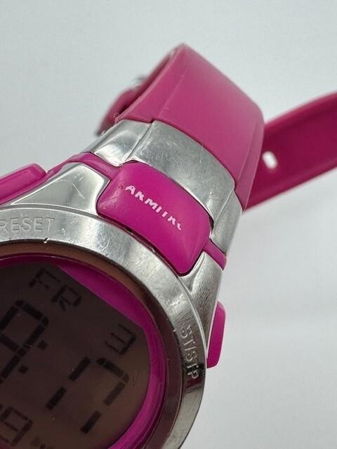Ladies Armitron 45/7012 PRO Sport Purple/Pink Tone Quartz Digital Watch ...