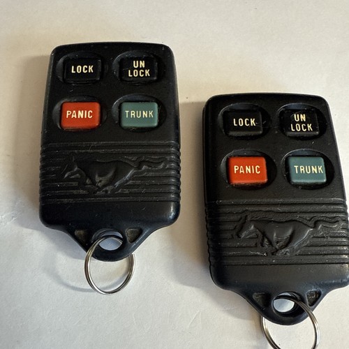 2 CLEAN OEM MUSTANG Keyless Remote Key Fob Key Control 1994 - 1997 FCC ...