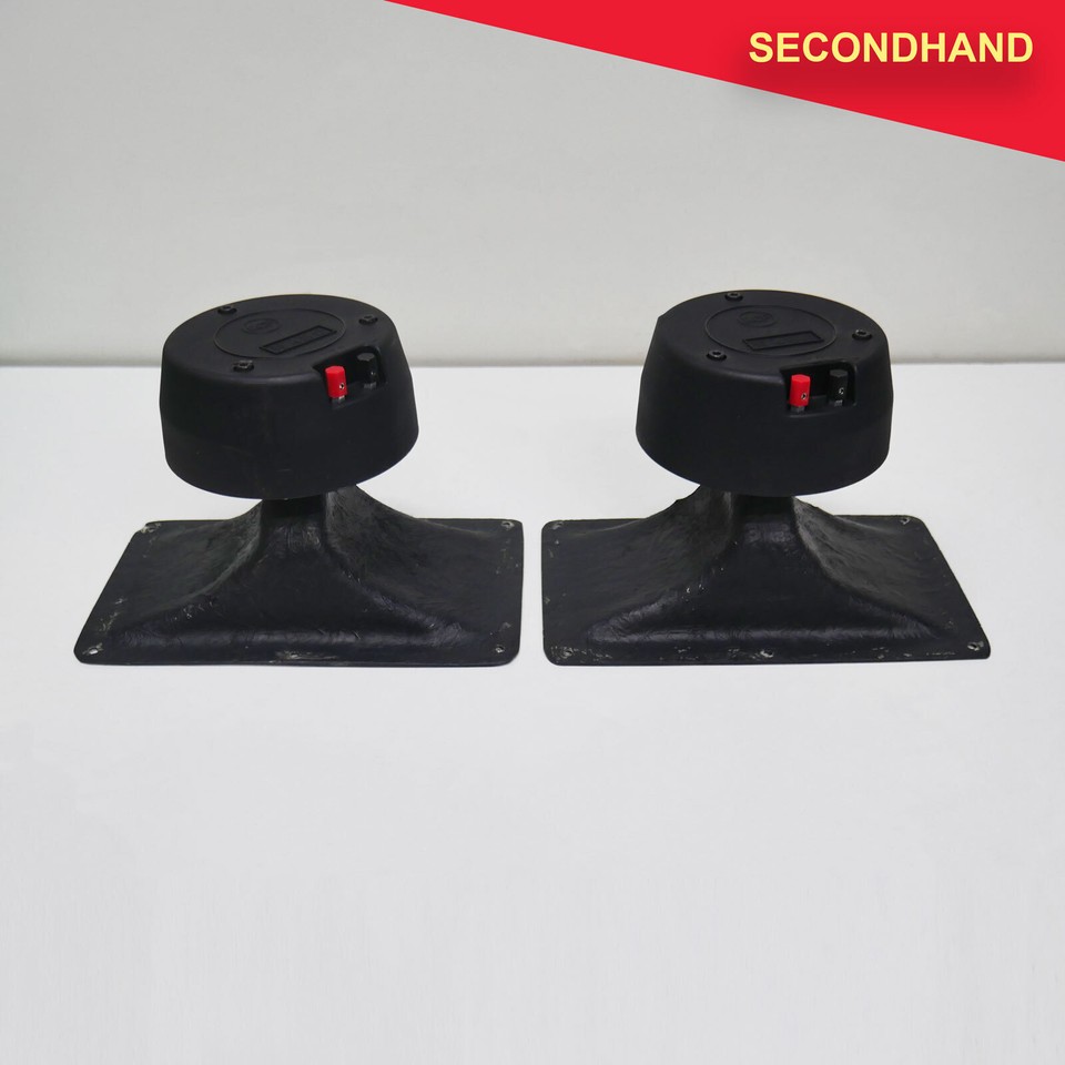 Pair of RCF N480 1" Compression Drivers with Horn Flares - Flare: 265 x ...
