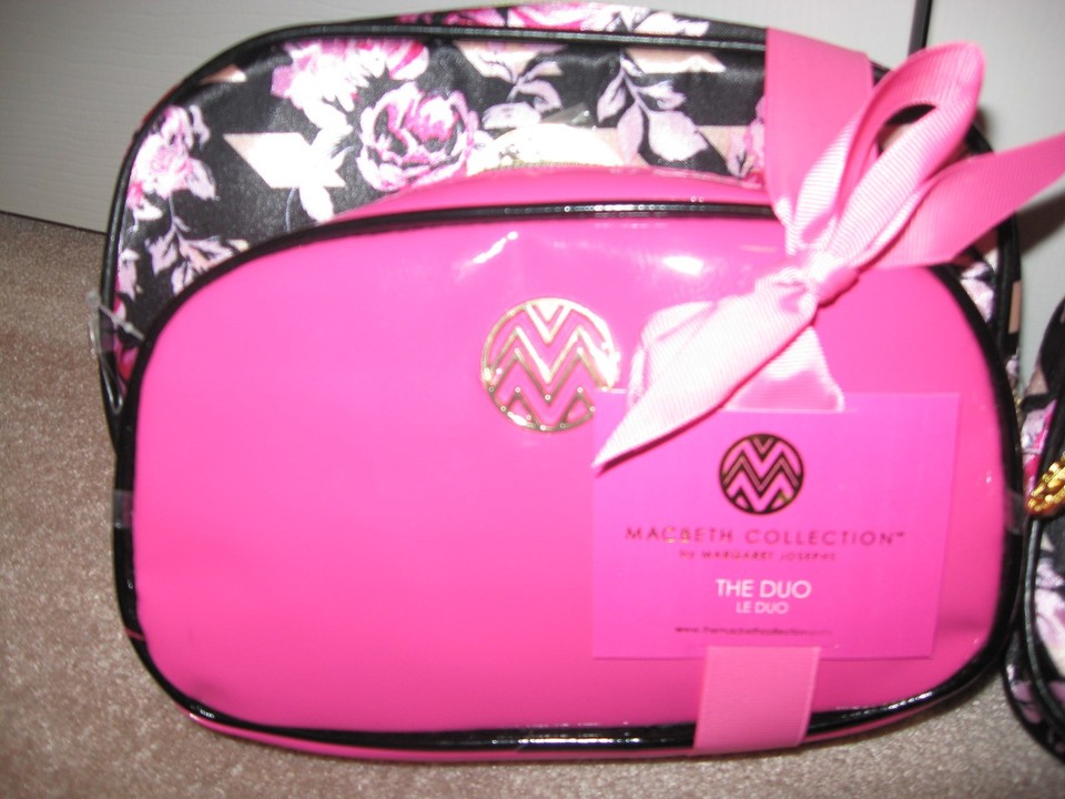 MACBETH COLLECTION MAKEUP BAG DUO SET * DANIELLE Creations * BLACK ...