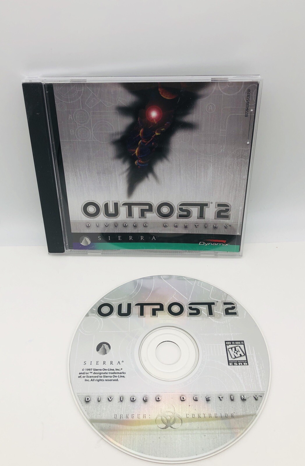 Outpost 2 Divided Destiny PC Game 1997 Vintage CD-Rom Sierra Dynamix ...