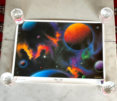 Michael David Ward Harvest Moon Limited Edition Lithograph 1994 Signed ...