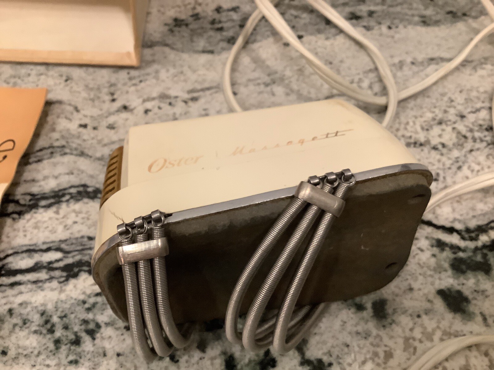 Vintage 60s Oster Hand Held Massager Massagett Model 237-01 Box ...