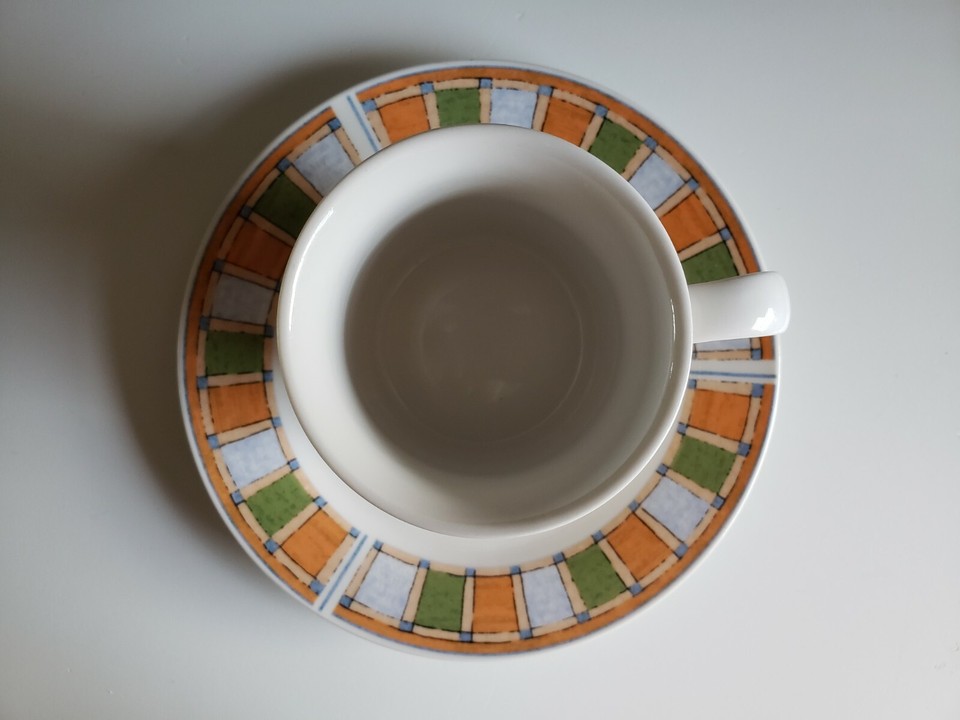 Oneida Oneidacraft ROOSTER PATCH 7" Pie Sandwich Salad Plate & Coffee ...