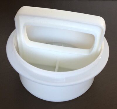 Vintage Tupperware #884 Small 4" Hamburger Patty Maker Press & Ring ...