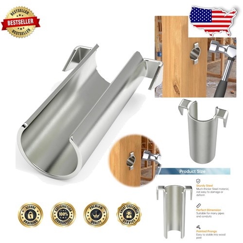 Cylindrical Nail Guard Set: 100-Pack for Electrical Wiring & Safety ...