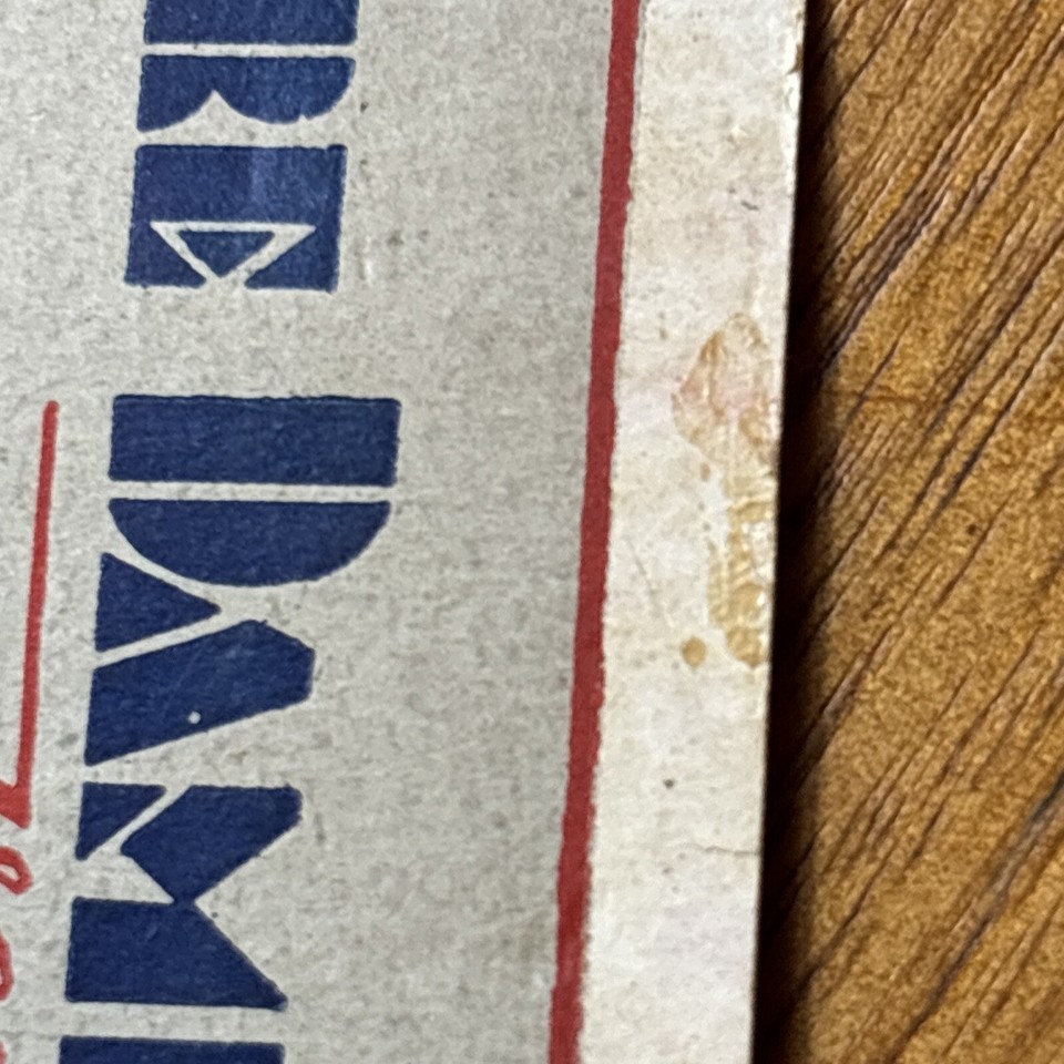 Oct 10 1931 Notre Dame vs. Northwestern Football Ticket Stub Damaged As ...