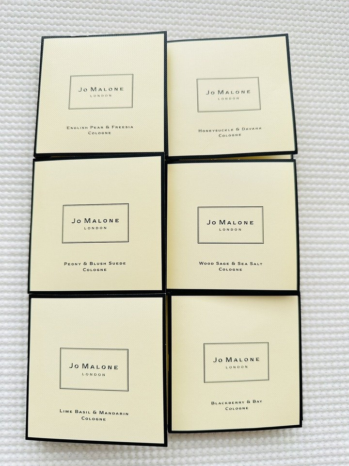Jo Malone Cologne Collection 6pcs Sample Size (1.5ml Each) | eBay