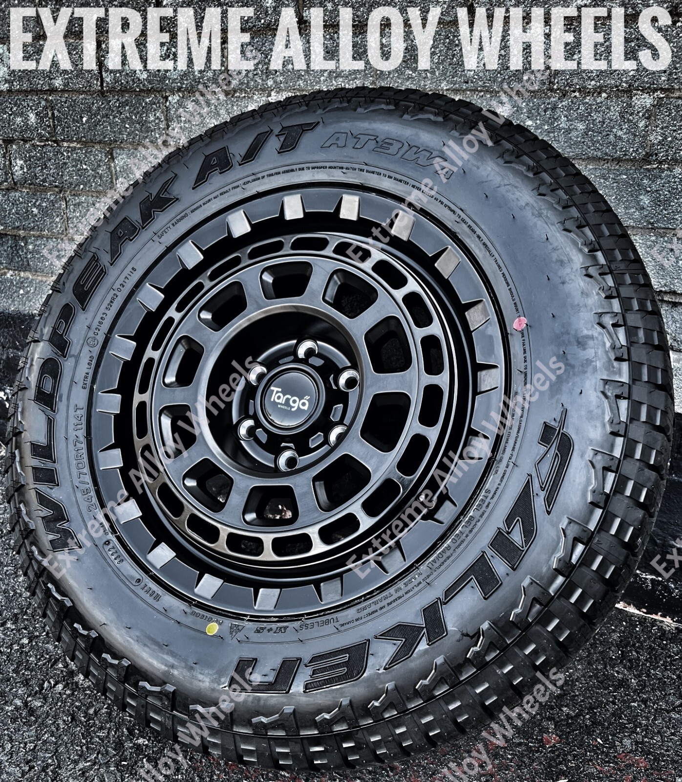 16" Black TG9 Alloy Wheels Citroen Relay 5x118 pcd Only + Falken AT3 ...