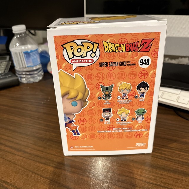Funko Pop! Vinyl: Dragon Ball Z - Super Saiyan Goku with Kamehameha ...