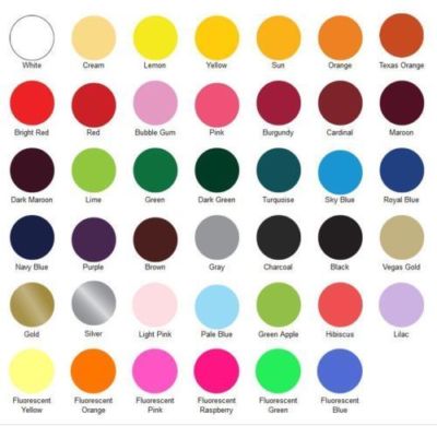SISER EasyWeed FLUORESCENT 15" x 5 Yards - 7 Color Choices to Choose ...