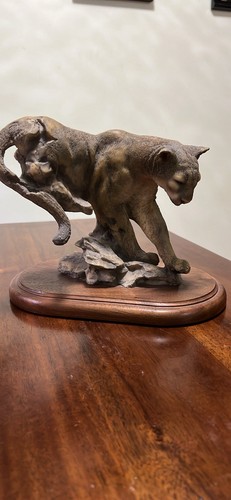 Puma Statue Abstract Wildlife Art Heavy Duty! Handcrafted | eBay