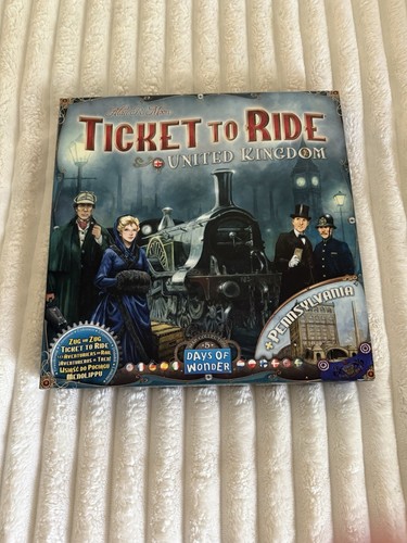 Ticket to Ride United Kingdom + Pennsylvania Board Game EXPANSION ...