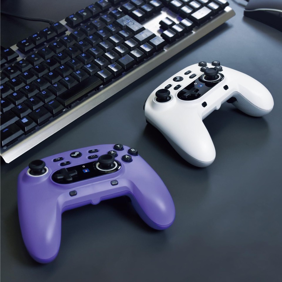 Wireless Hori Pad Controller for Steam Shiny White HPC-055 With Box New ...