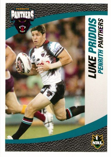 Nouveau 2008 PENRITH PANTHERS NRL Card LUKE PRIDDIS Centenary Daily ...