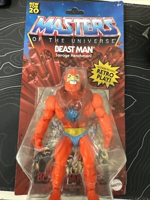BEAST MAN NEW FOR 20 MASTERS OF THE UNIVERSE MOTU ORIGINS ACTION FIGURE ...