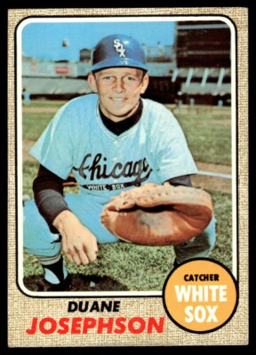 1968 Topps DUANE JOSEPHSON #329 White Sox NICE FREE Ship! | eBay