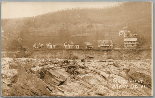 GAYSVILLE VT MAIN STREET ANTIQUE REAL PHOTO POSTCARD RPPC | eBay