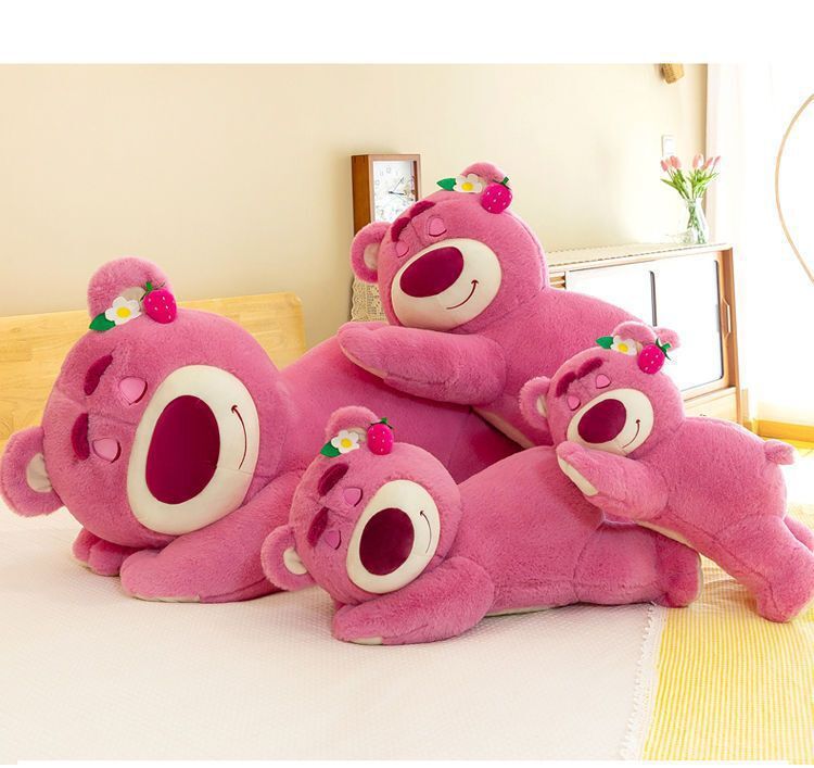 Lotso&Bear Pose Plush Doll Stuffed Sleeping Pillow Toy Story Soft Plush ...