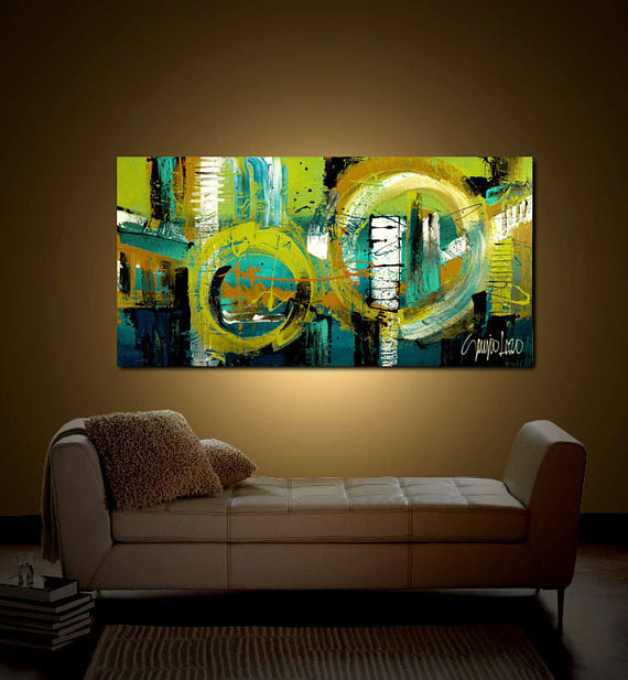 MADE TO ORDER - Contemporary ABSTRACT painting ORIGINAL POP ART by ...