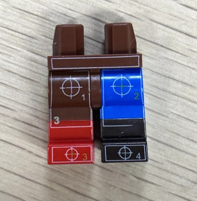 LEGO Factory Printer Alignment Test Legs Colored Dual Molded Piece ...