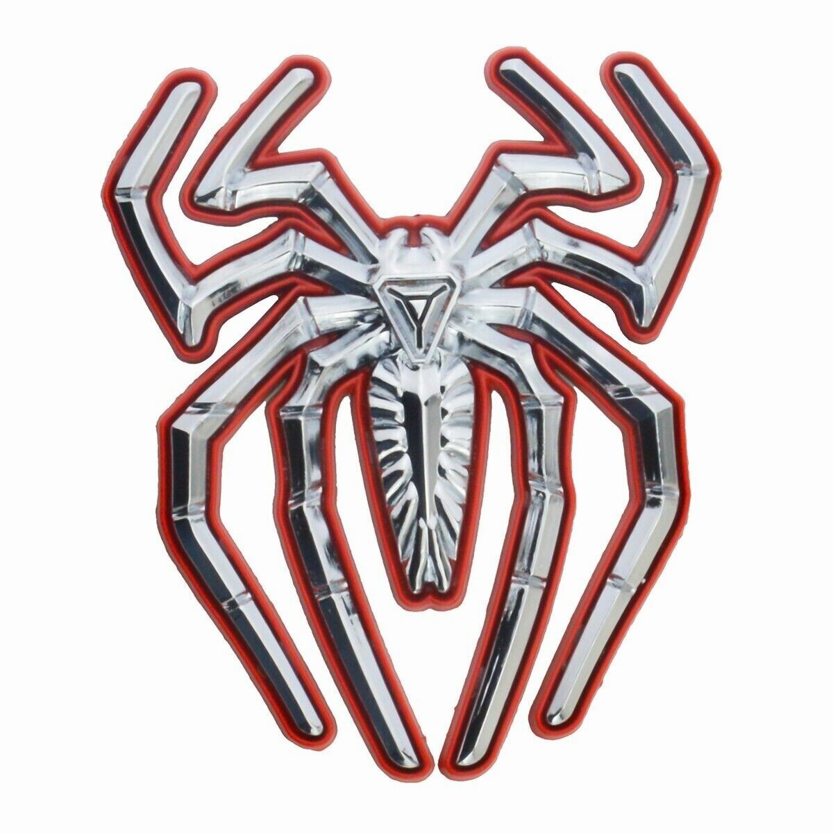 Metal Spider Emblems Black Widow Edition Car Badge 3D Decal Chrome/Red ...