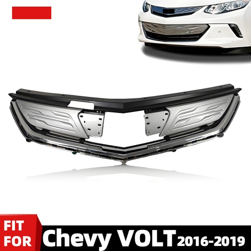 Front Chrome Upper Grille Grill Cover Fit For 2016-2019 Chevy Volt OEM ...