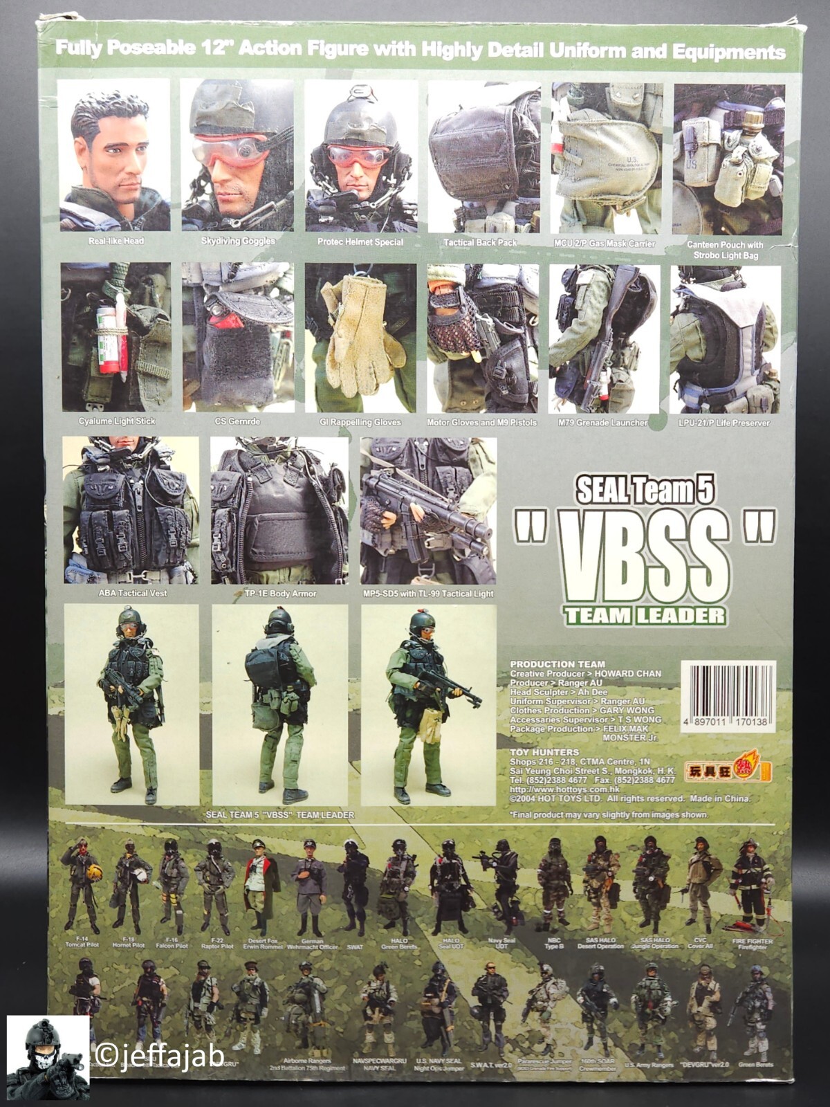 1:6 scale Hot Toys SEAL Team 5 VBSS Team Leader 12" Action Figure | eBay