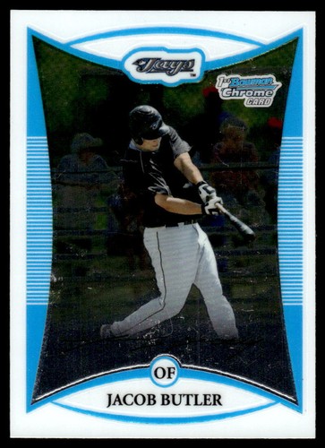 2008 1st Bowman #BCP5 Jacob Butler Chrome Prospects Toronto Blue Jays ...