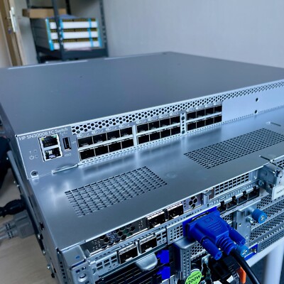 HP SN3000B Brocade 6505 16-Port Active 16Gb SFP+ FC SAN Switch QW937A ...