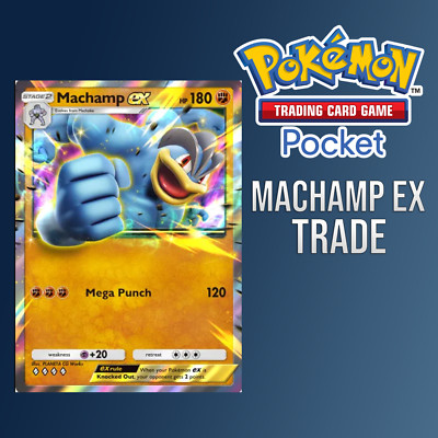 Pokemon TCG POCKET Machamp EX (Trading Card Game) TCGP | eBay