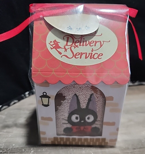 Studio Ghibli Kiki's Delivery Service Jiji Mini Hand Towel in Gift Box ...