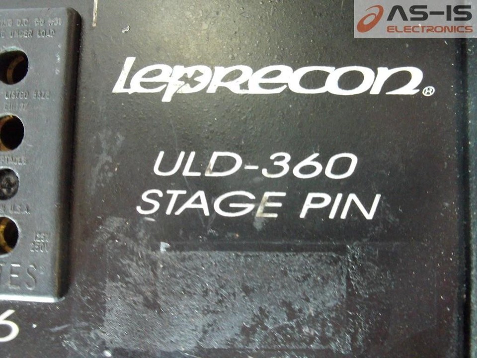 *AS-IS* Leprecon ULD-360 Socapex 6-Channel Dimmer 90-06-0251 (V606) | eBay