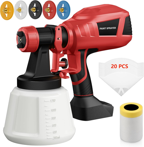 Cordless Paint Sprayer Compatible with Milwaukee M18 18V Battery, Spray ...