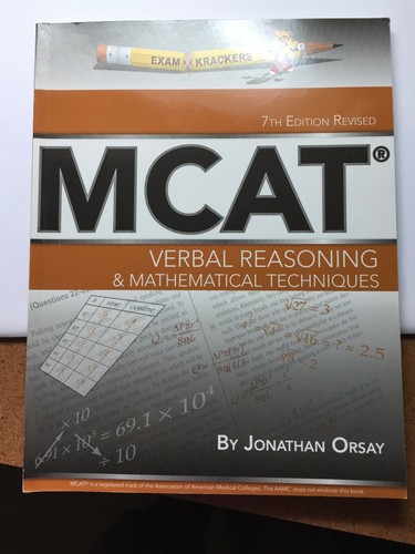 EXAMCRACKERS MCAT Verbal Reasoning & Mathematical Techniques 7th ...