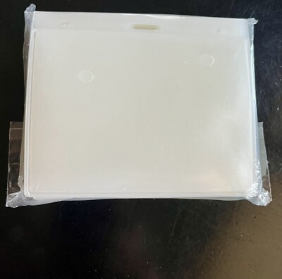 50 Name Badge Holders-Avery- Clips or Neck Cords-Badge Holder Only-3 x ...