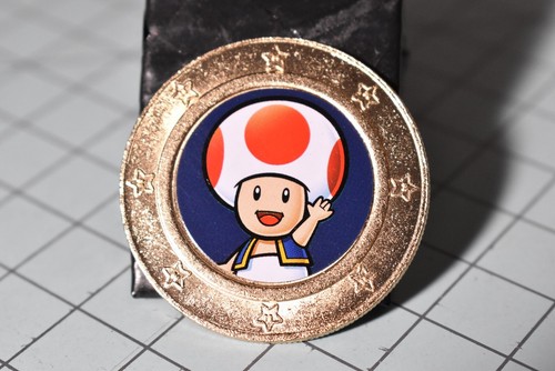 Super Mario Nintendo Metal Coin Token Frankford Candy Toad | eBay