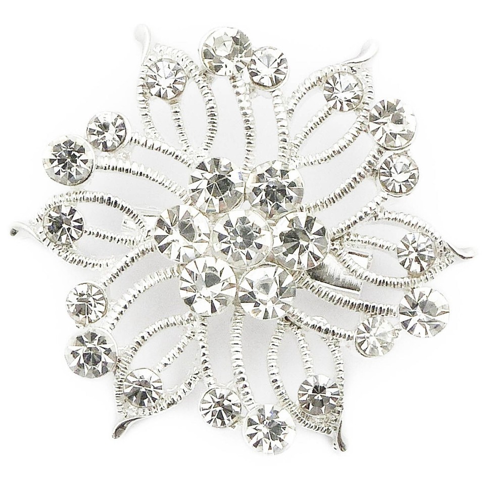 New Pin Brooches for Wedding Bouquets Women Ladies Dress Sterling ...