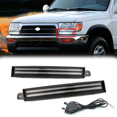 2PCS For Toyota 4Runner 1996-2002 Front Headlight LED Daytime Running ...