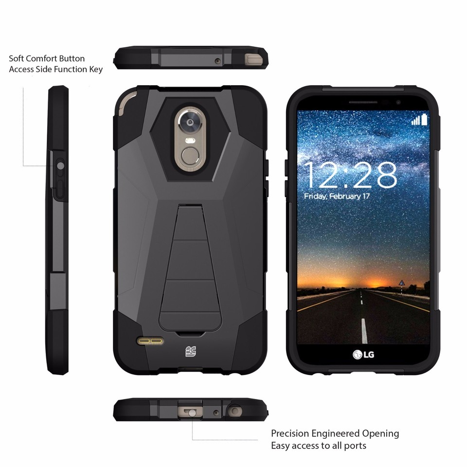 LG Stylo 3 LS777 Stylo 3 Plus Rugged Shockproof Case w/Stand Dual Layer ...