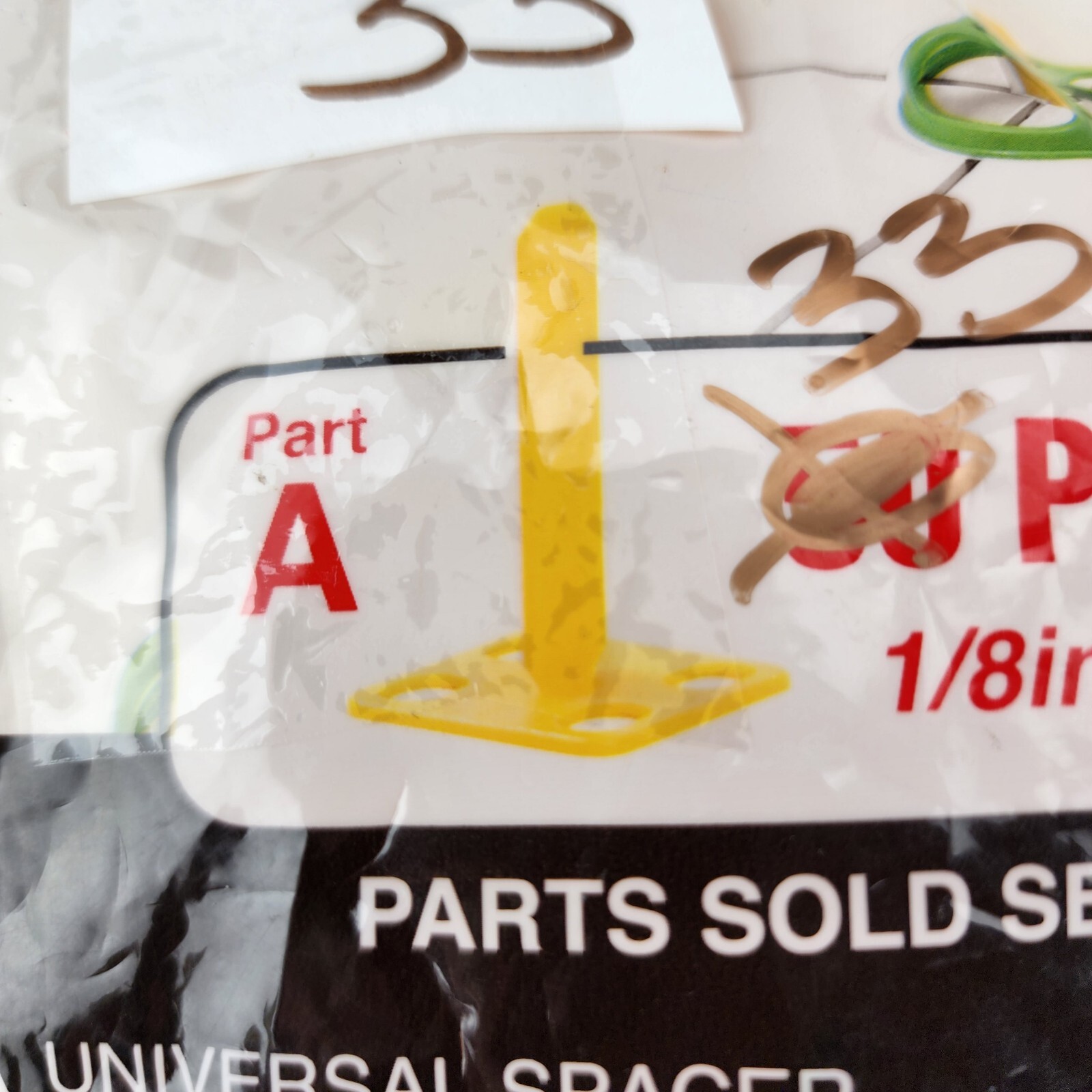 33 left Open Package Flat Spacer Part A Levolution Tile Leveling 33 ...