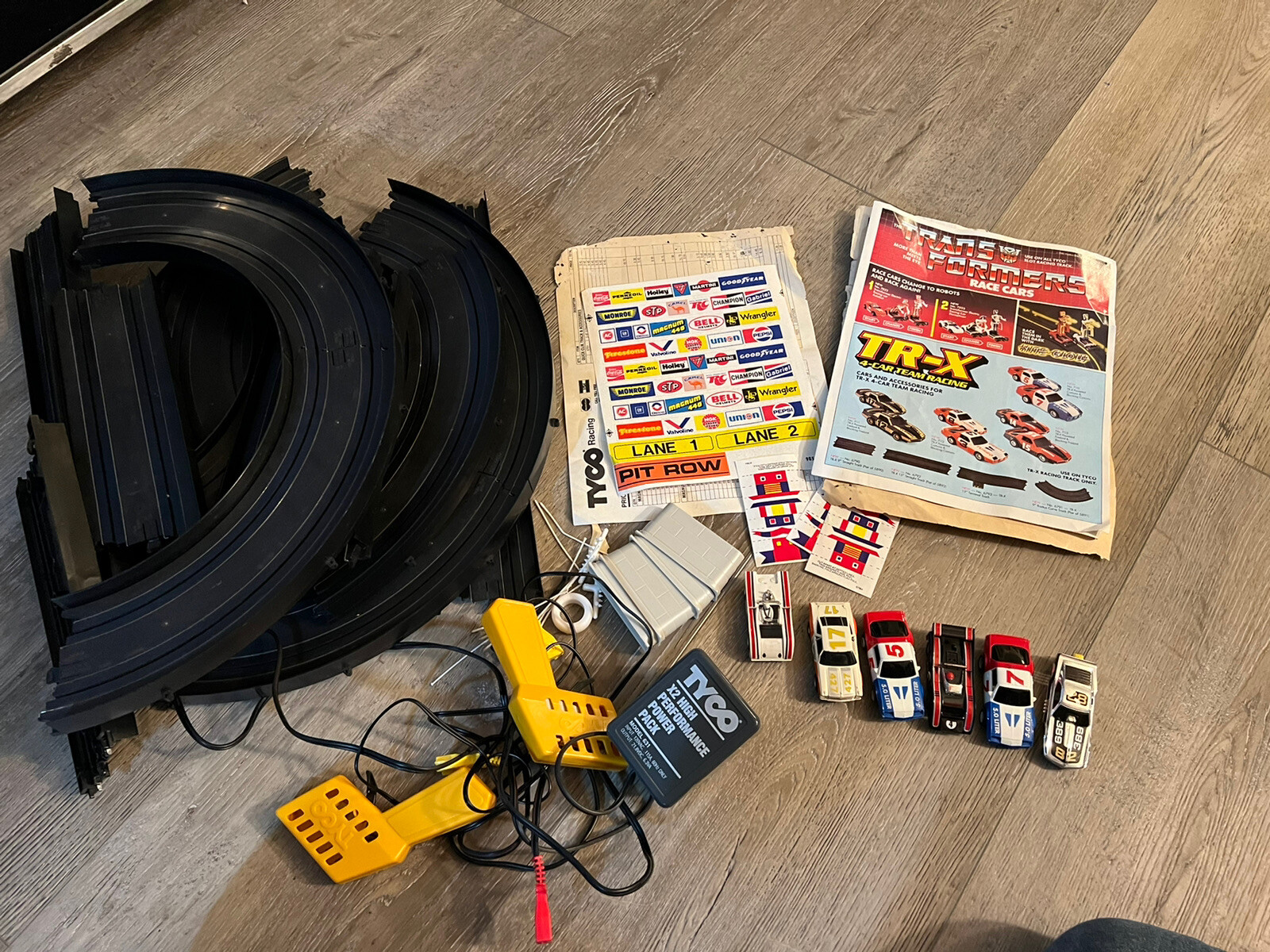 Tyco TR-X 4 Car Team Racing Set | eBay