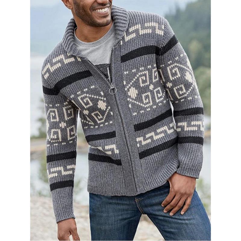 The Dude Sweater Big Lebowski Cardigan Zip Up Knit Jeffery Adult Movie ...